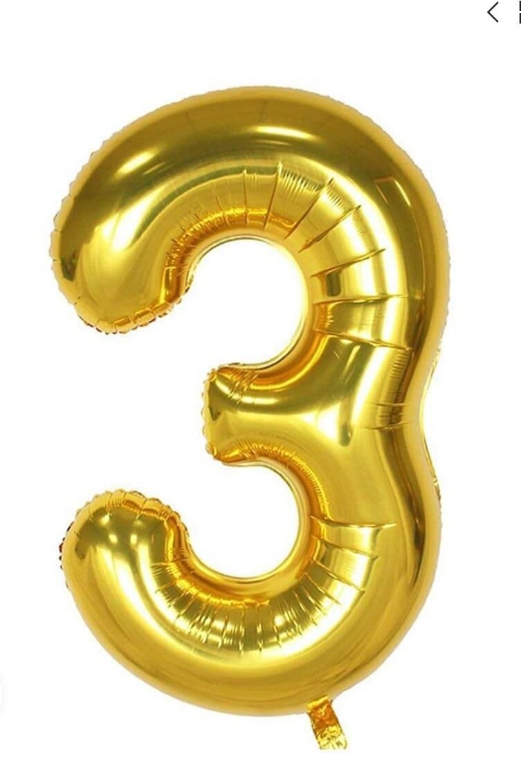 Folyo Balon / FOLYO BALON RAKKAM ALTIN 3 / FOLYO BALON RAKKAM ALTIN 3